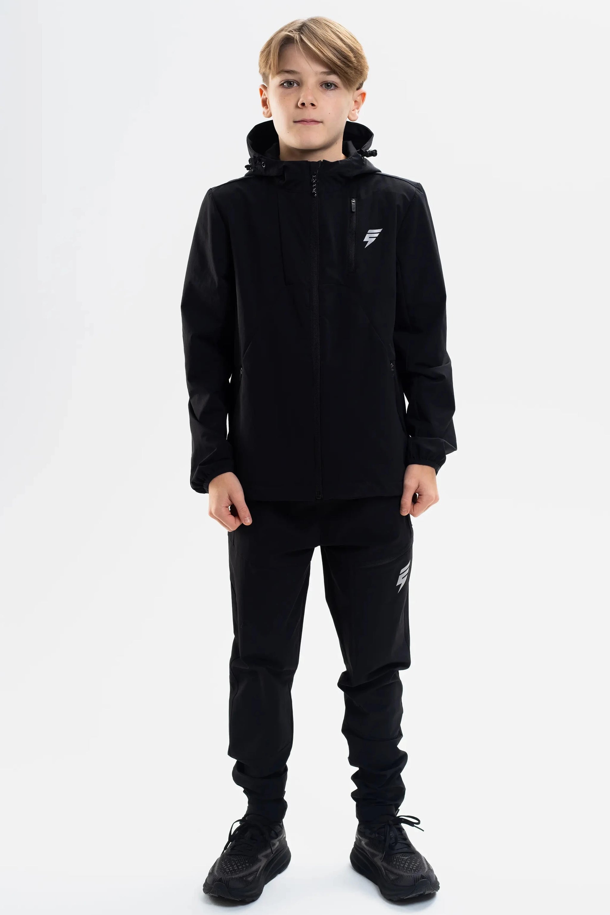 JUNIOR APEX TRACKSUIT - BLACK